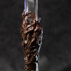 Green Flame Wizard Staff – Handcrafted LED Fantasy Staff With Crystal ...