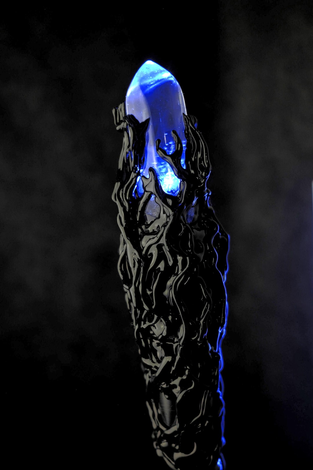 Blue Flame Wizard Staff - Etsy