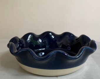 Emile Henry Williams Sonoma Ruffled Pie Plate/dish/round Baker, #31-71 ...