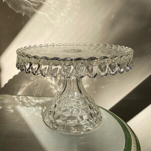 Fostoria American classic Cake Stand - Etsy