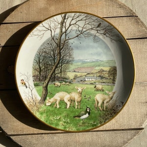 January's Lambing Season ~ Peter Barrett Plate - Etsy