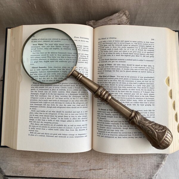 Antique Magnifying Glass - Etsy