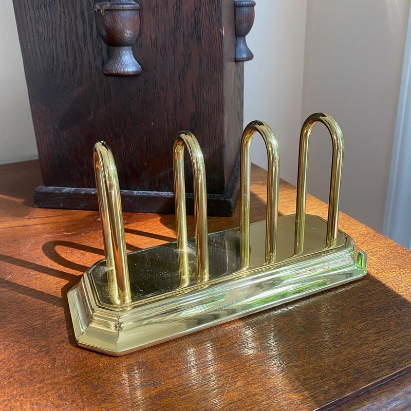 Brass Letter Holder - Etsy
