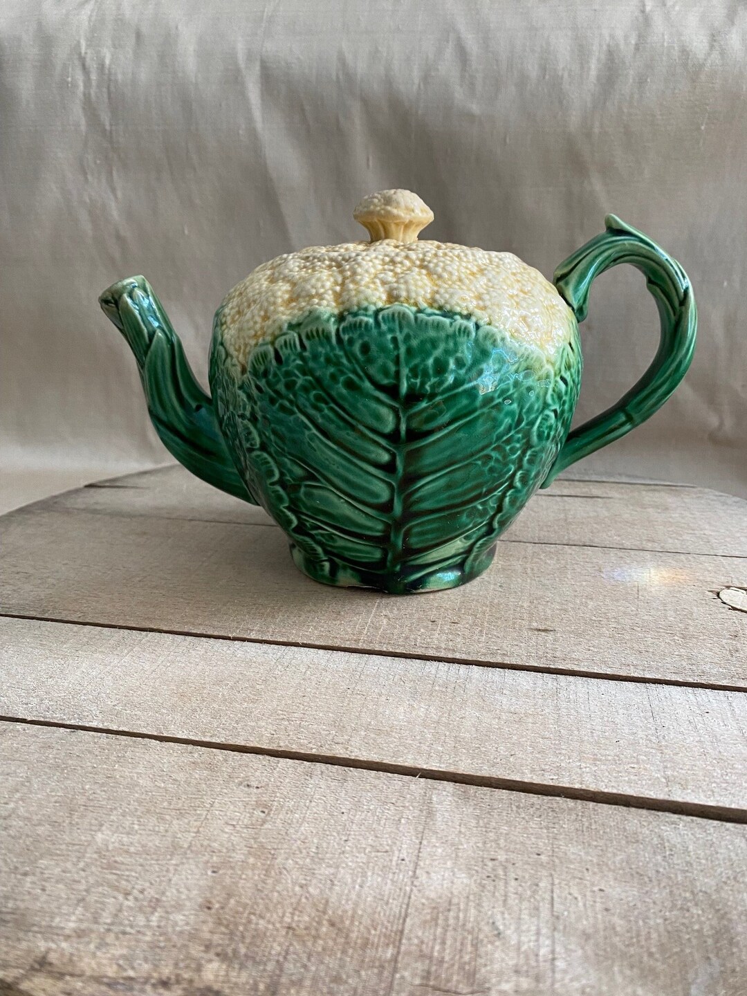 Antique Etruscan Majolica Teapot - Etsy
