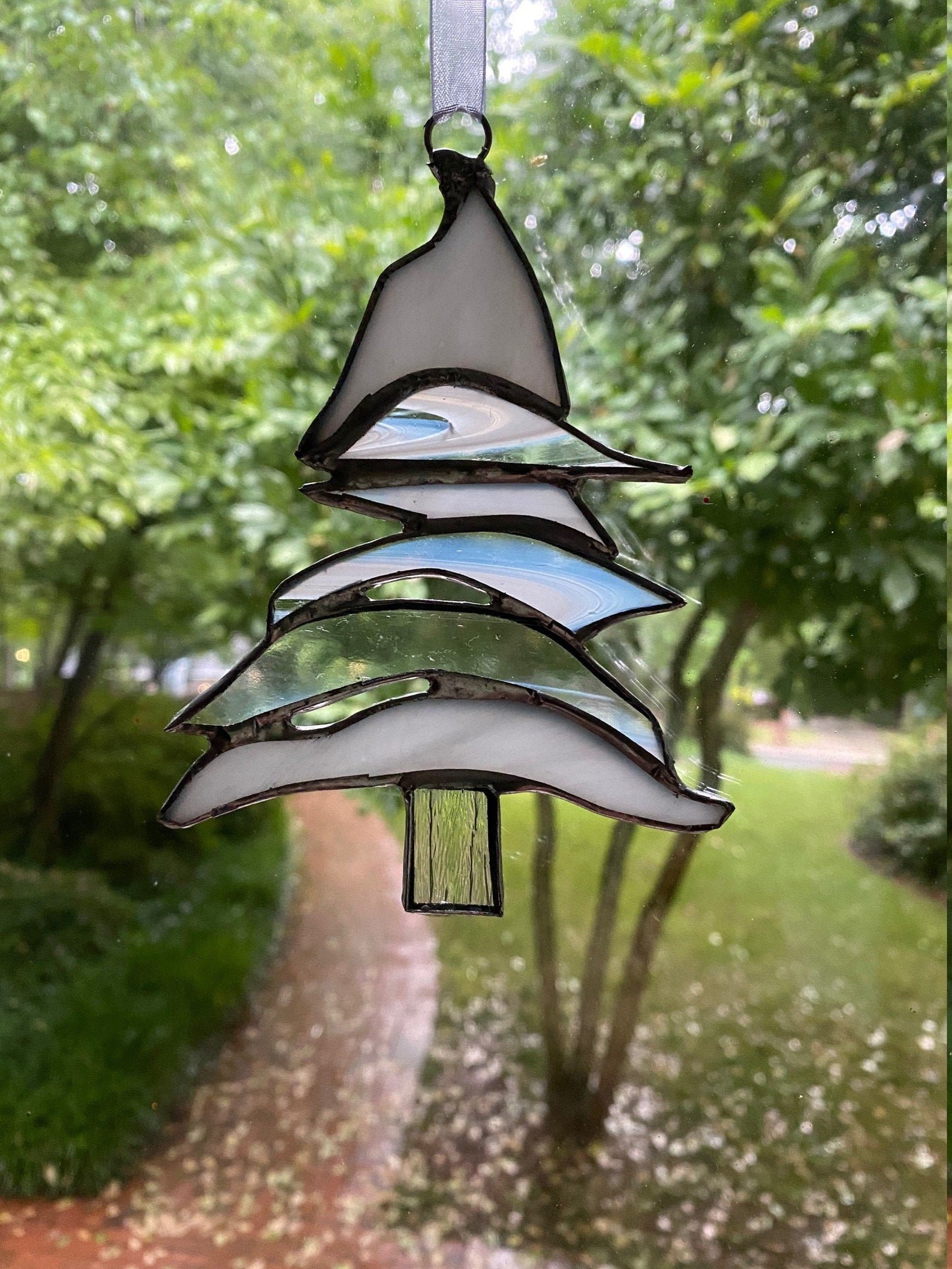 Whimsical Stained Glass Tree | Etsy