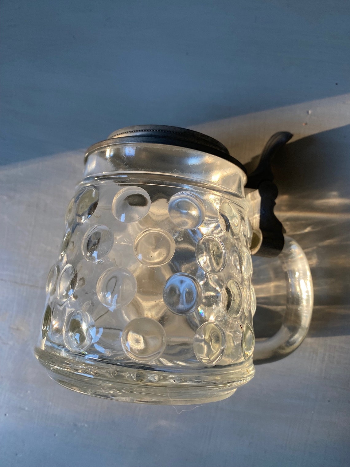 Vintage German Bubble Glass Stein - Etsy