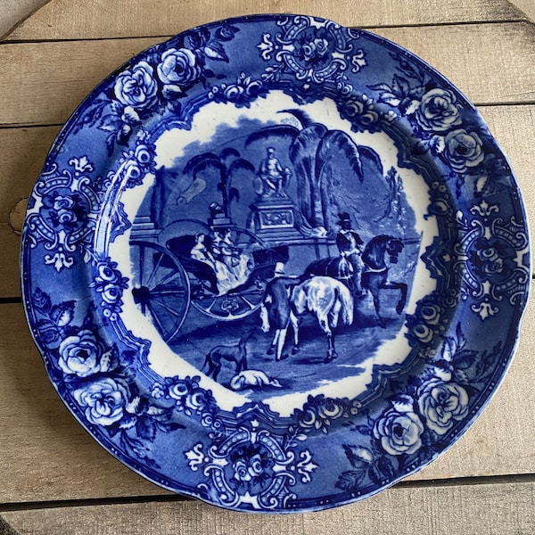 Spanish Blue and White Plates - Etsy