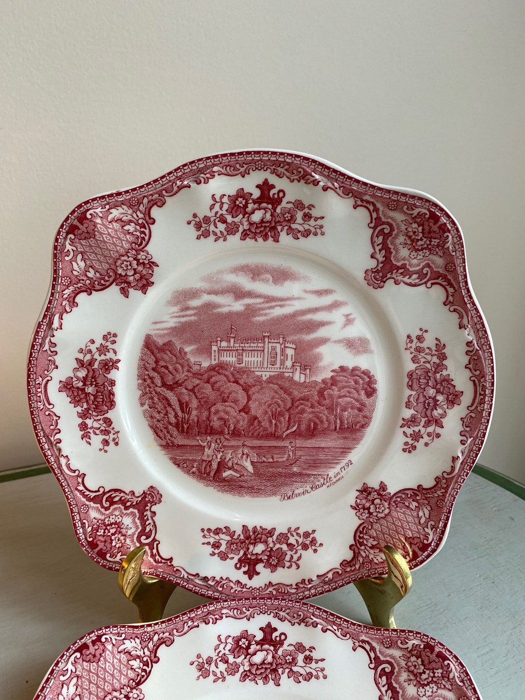 Old Britain Castles Square Plate ~ Johnson Brothers - Etsy