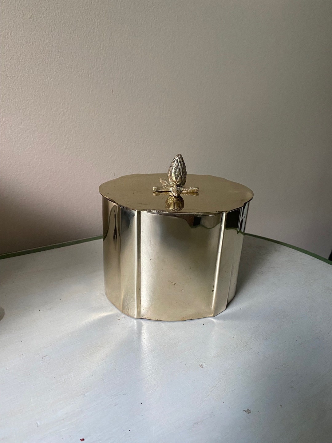 Heavy Casted Brass Biscuit Keeper - Etsy