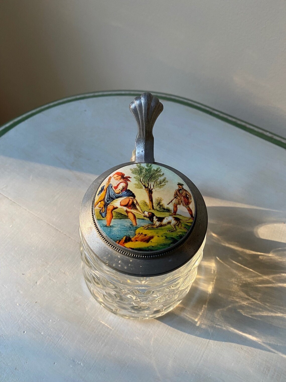 Vintage German Bubble Glass Stein - Etsy