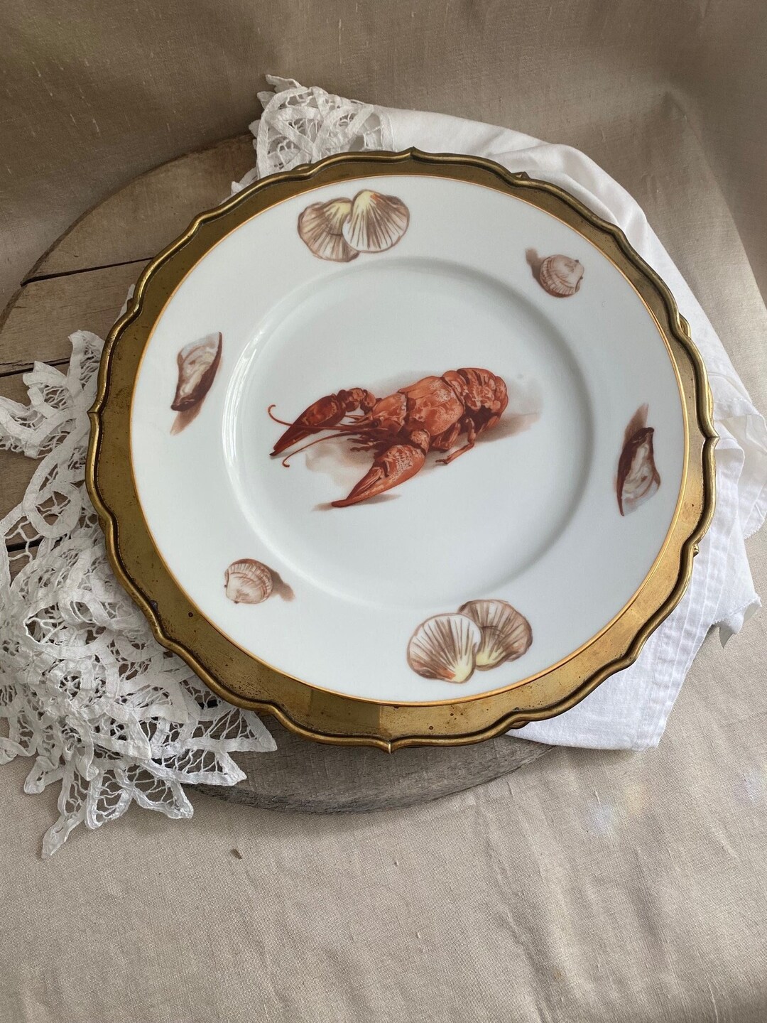 Set of 4 ~ Bavarian Old Nantucket Dinner Plates ~ - Etsy