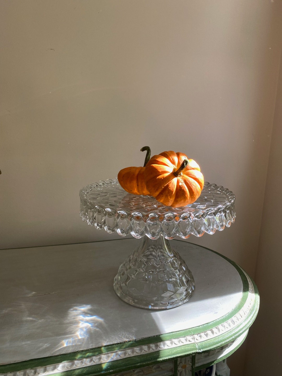 Fostoria American classic Cake Stand - Etsy