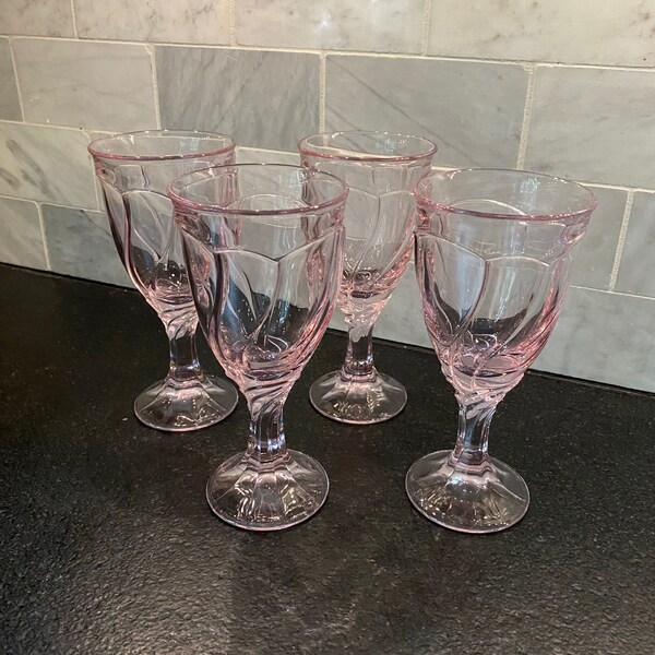 Pink Goblets - Etsy