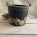Vintage Cast Iron Painted Bucket - Etsy
