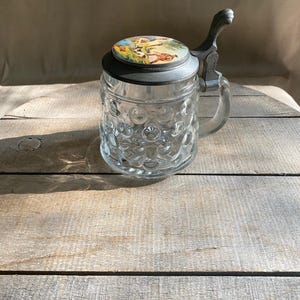 Vintage German Bubble Glass Stein - Etsy