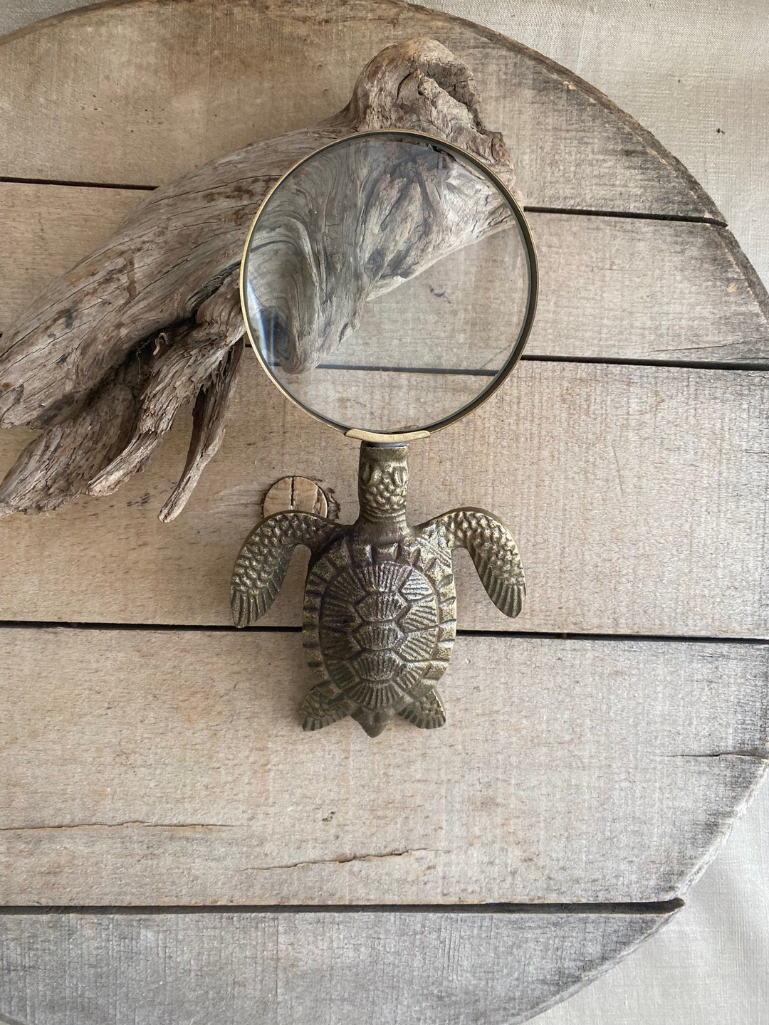 Whimsical Brass Turtle Magnifying Glass - Etsy