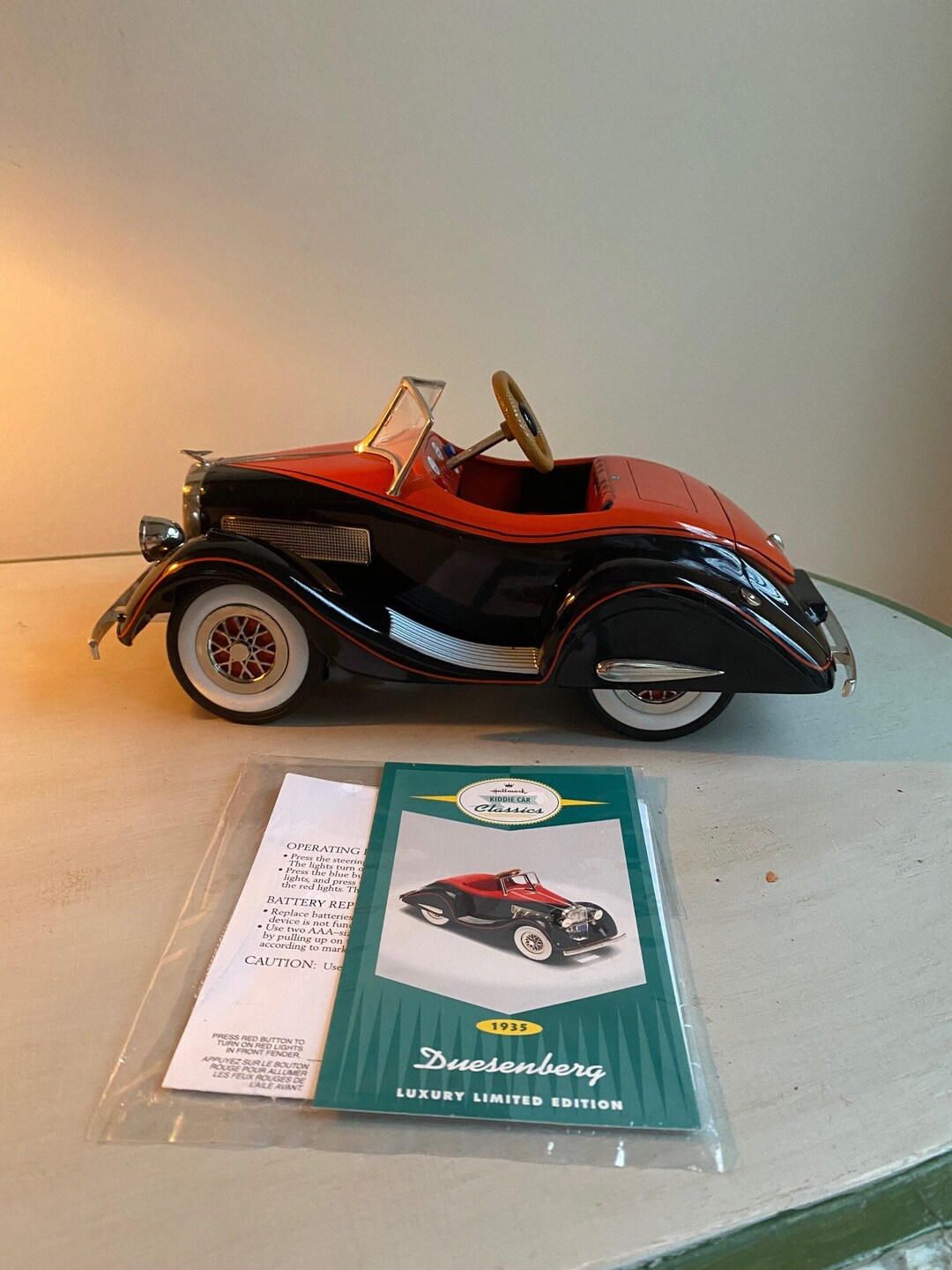 Hallmark Duesenberg Mini Pedal Car Model Car - Etsy