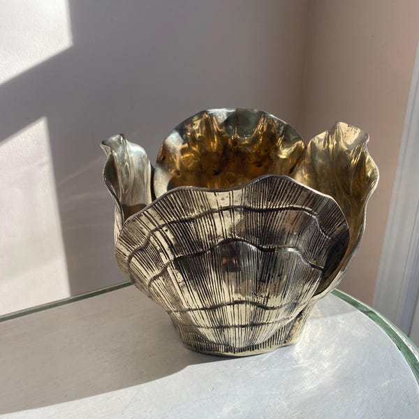 Clam Shell Planter - Etsy
