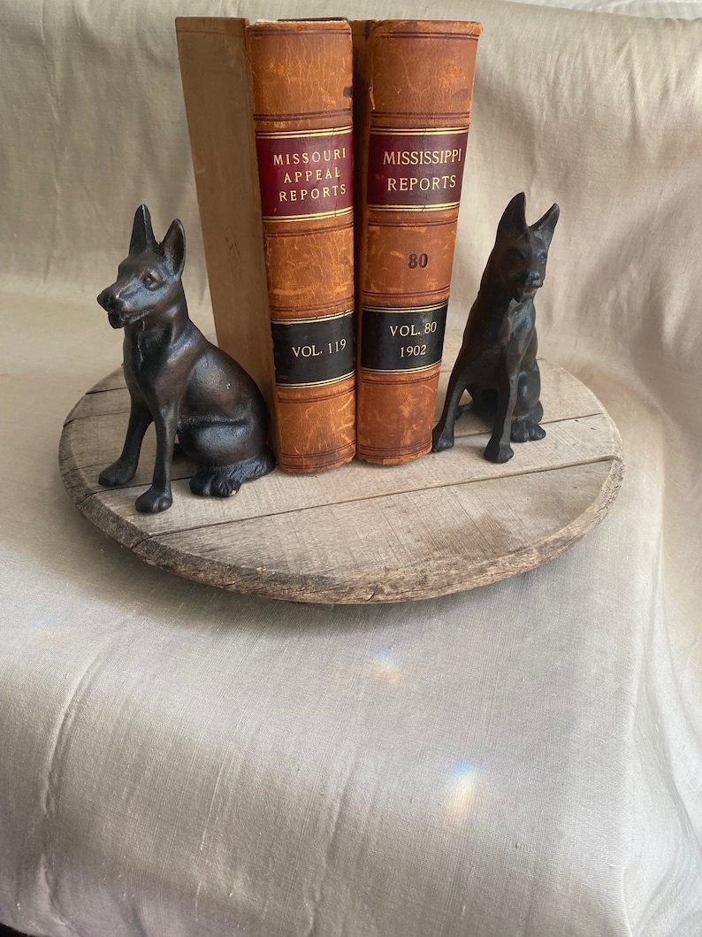 Vintage Casted German Shepherd Bookends ( Pair ) - Etsy