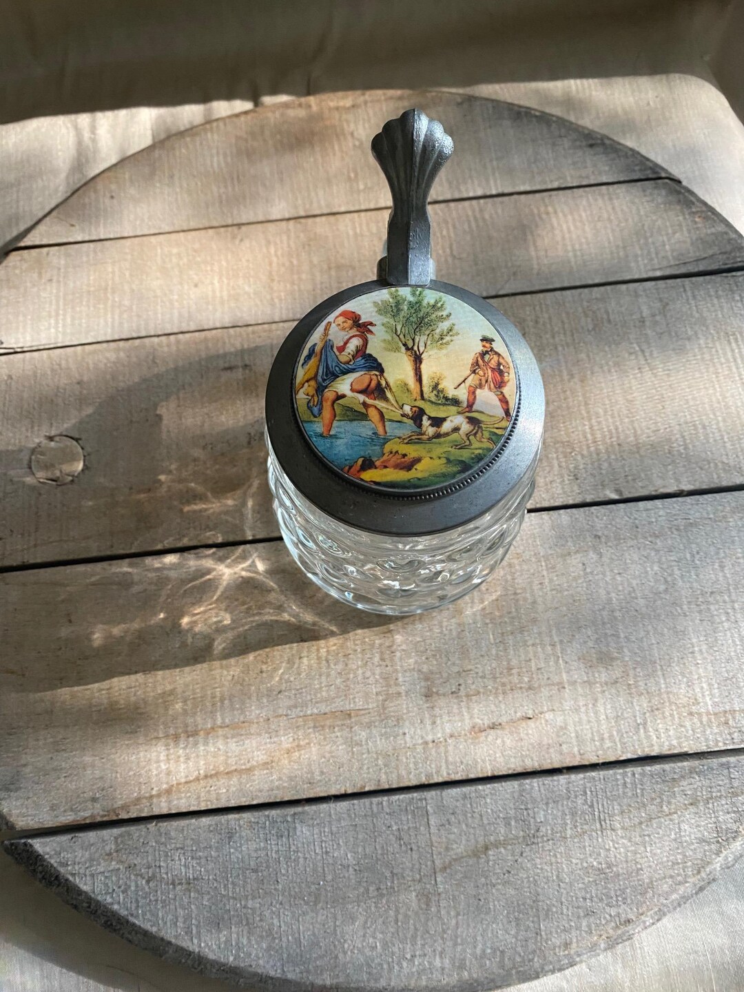 Vintage German Bubble Glass Stein - Etsy