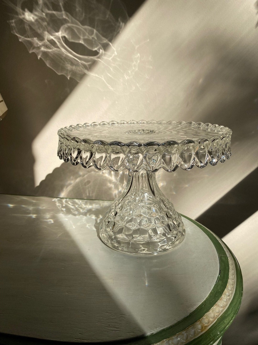 Fostoria American "classic" Cake Stand - Etsy