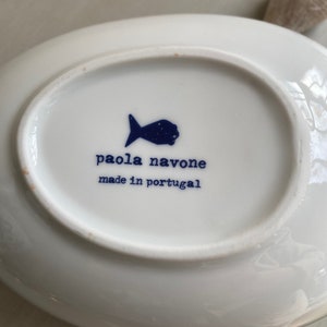 Paola Navone SPLASH of Blue Serving Bowl - Etsy