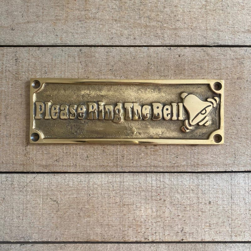 Please Ring Bell for Service Sign - Etsy