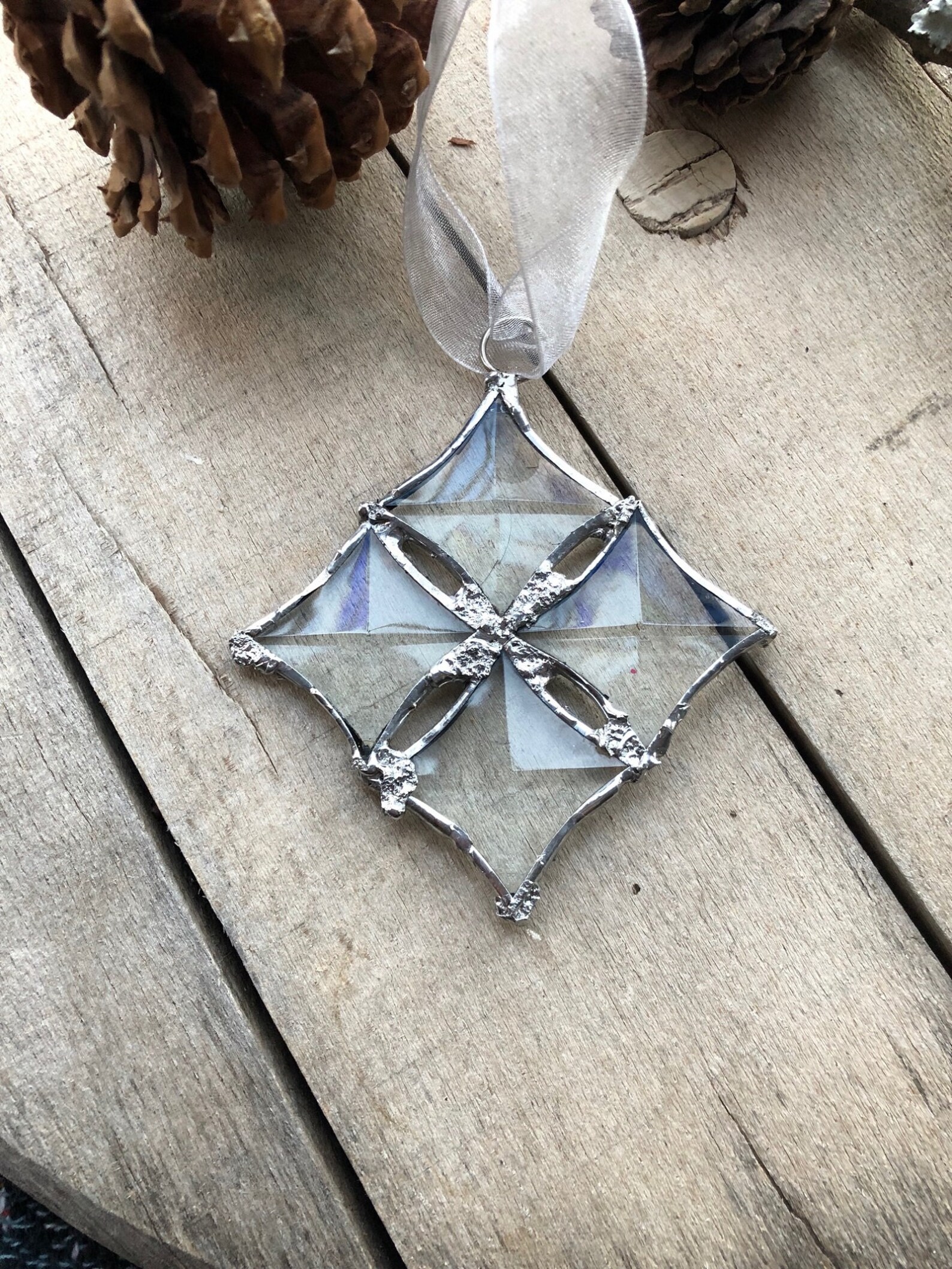 Beveled Snowflake | Etsy