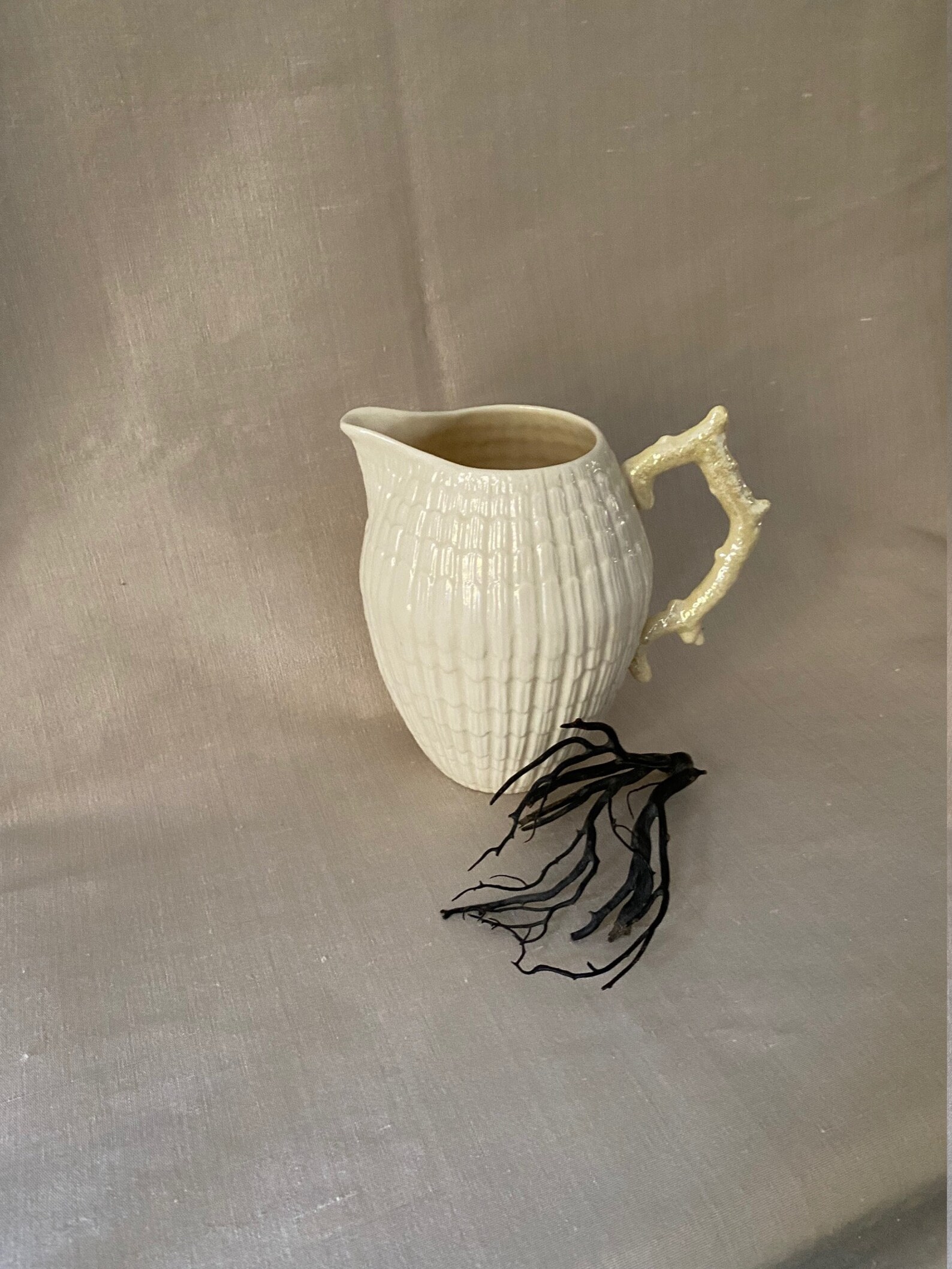 Belleek "coral" Themed Pitcher - Etsy
