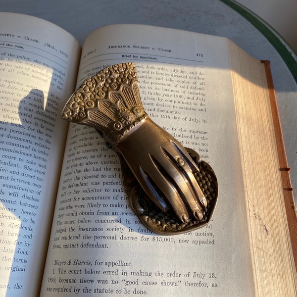 Brass Hand - Etsy