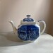 Vintage Liberty Blue Teapot 4 Cups - Etsy