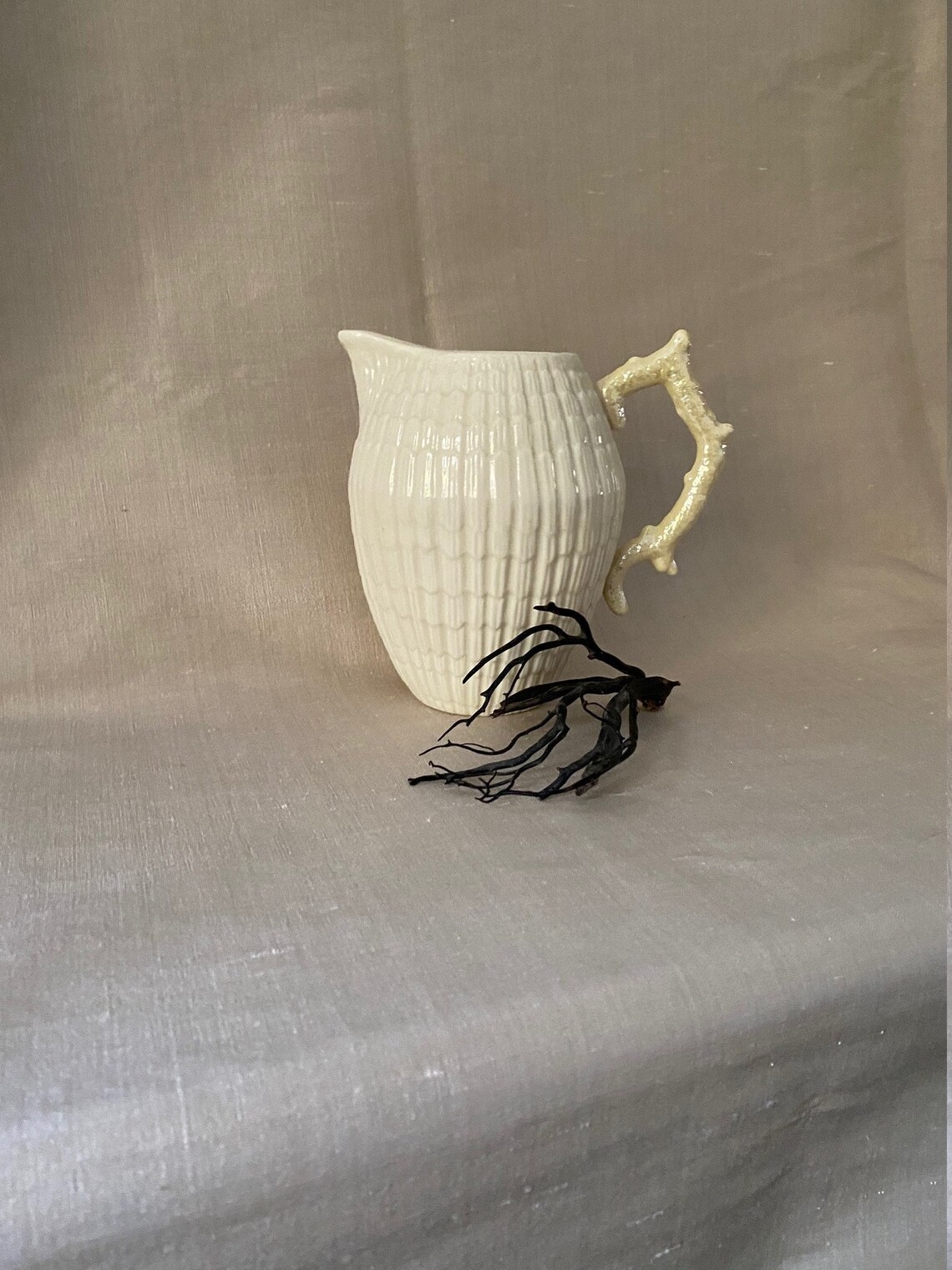 Belleek "coral" Themed Pitcher - Etsy