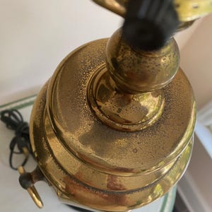 Vintage Brass Octagon Table Lamp ( Base Only) - Etsy