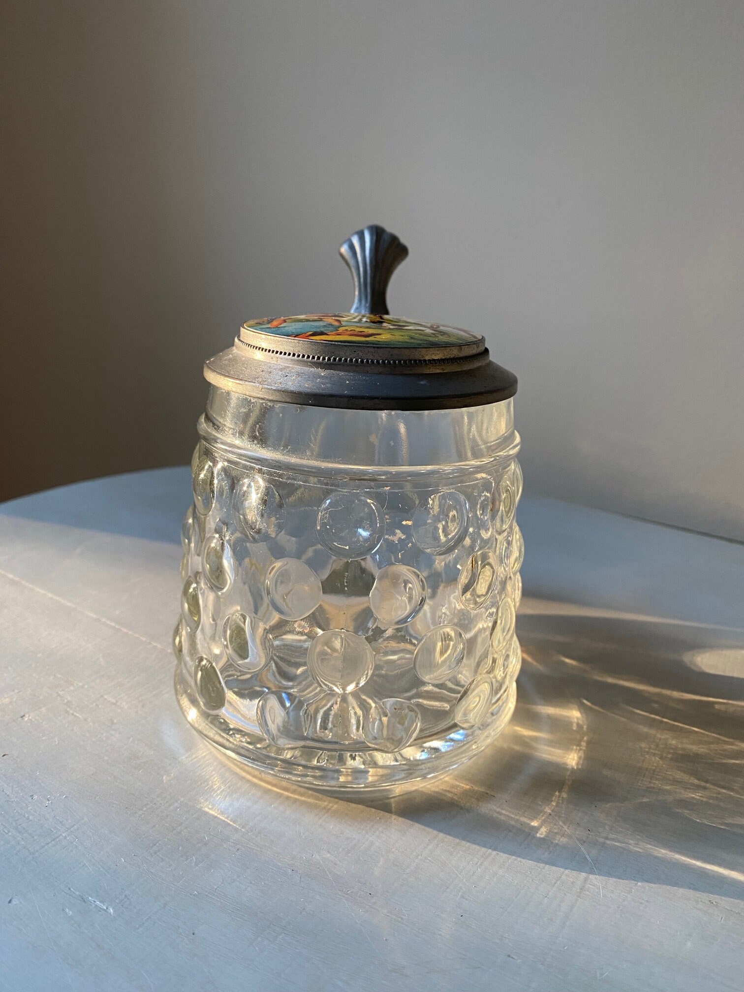 Vintage German Bubble Glass Stein - Etsy