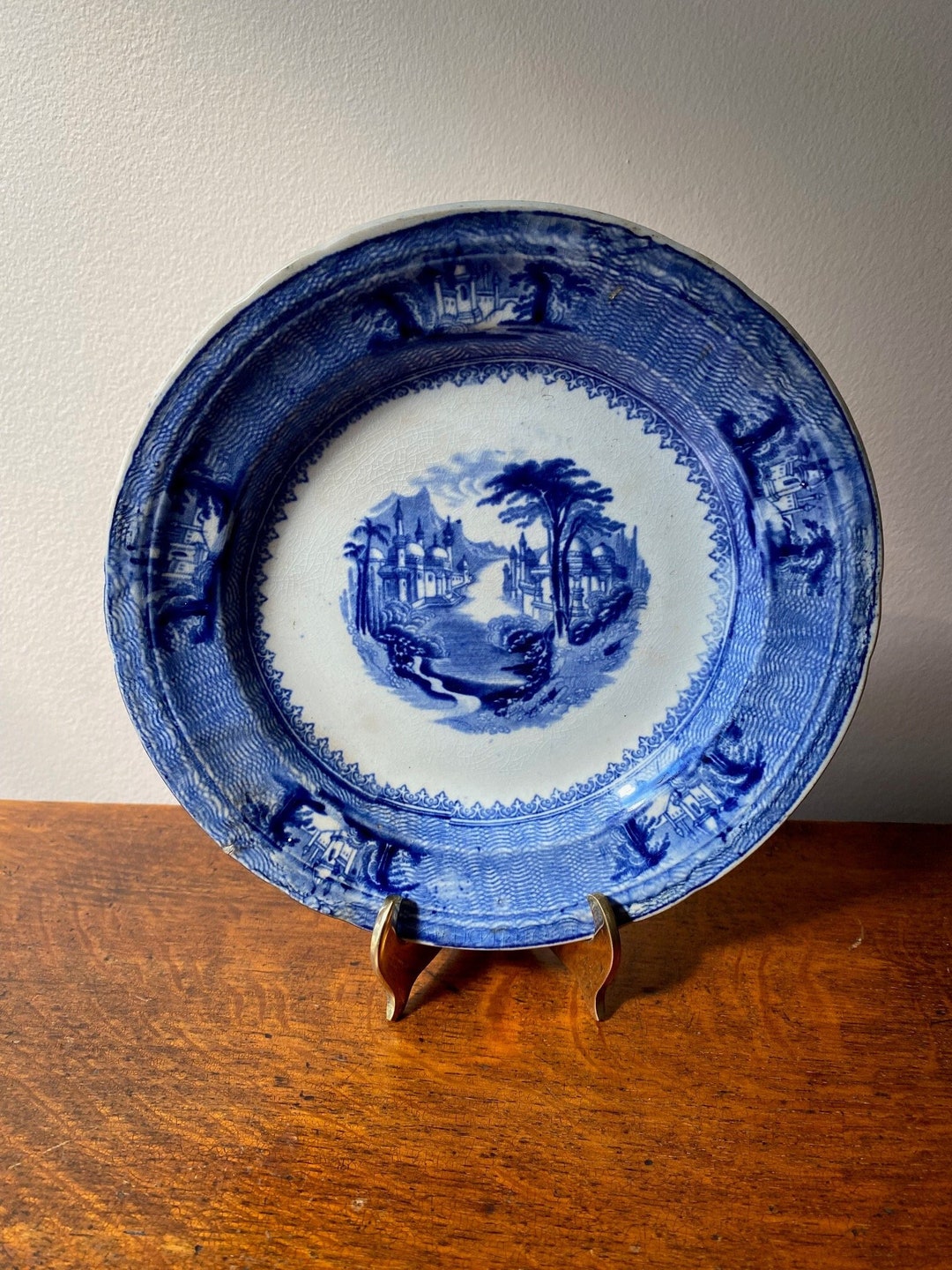Antique English Plate~ Circa 1850 - Etsy