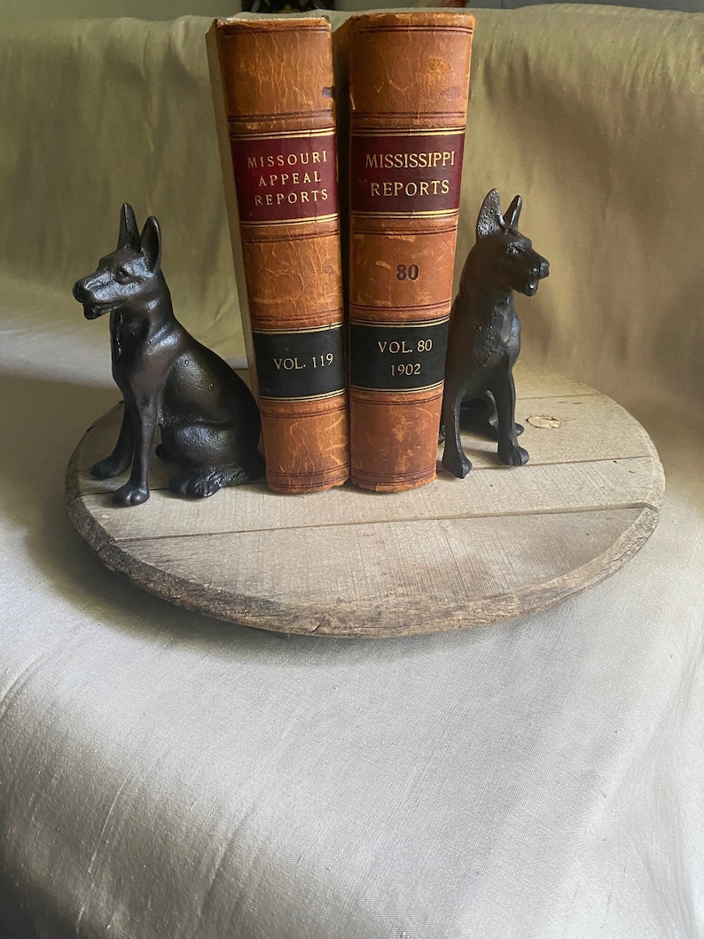 Vintage Casted German Shepherd Bookends ( Pair ) - Etsy