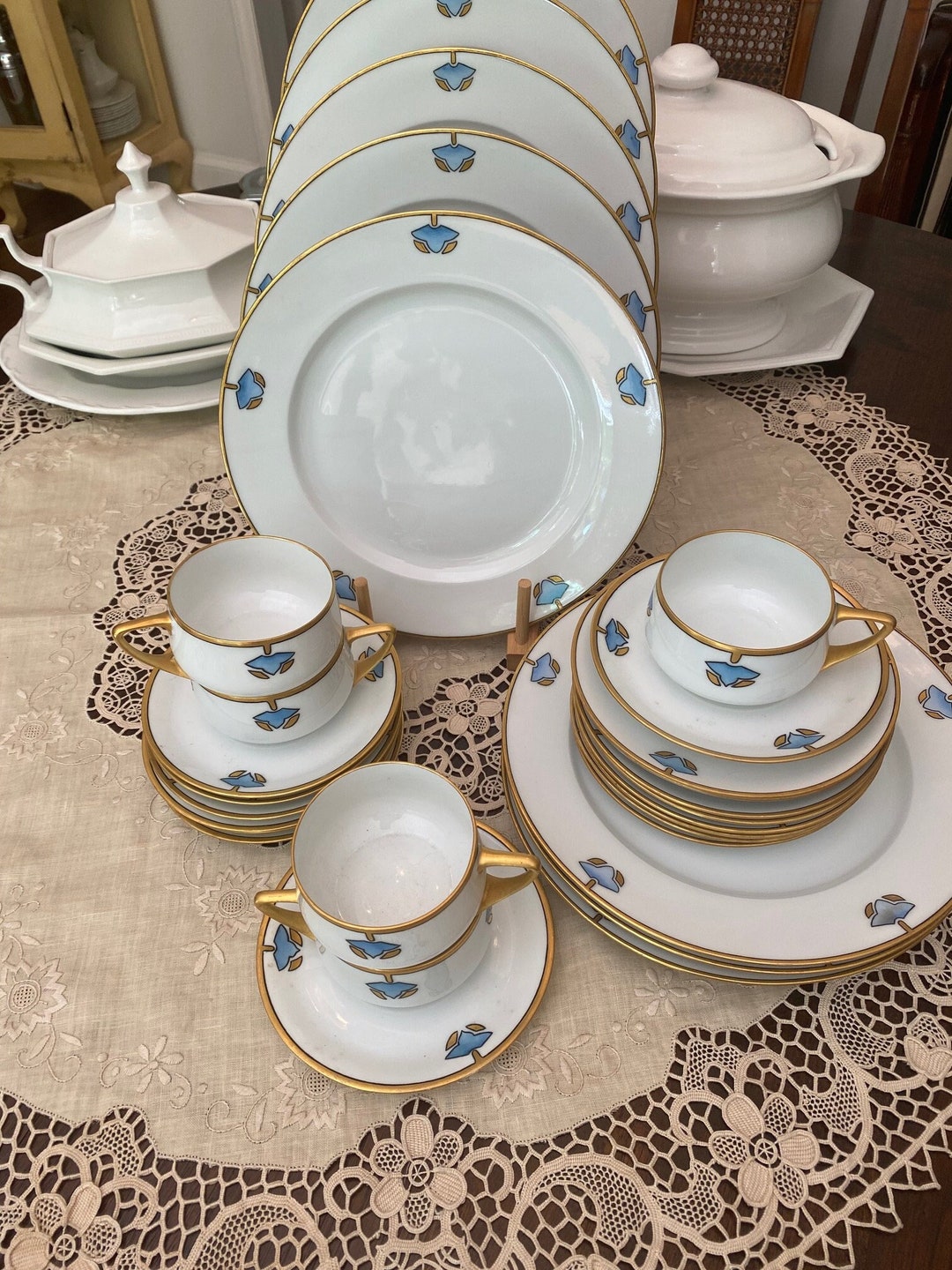 Vintage "arts & Crafts" Bavarian China - Etsy