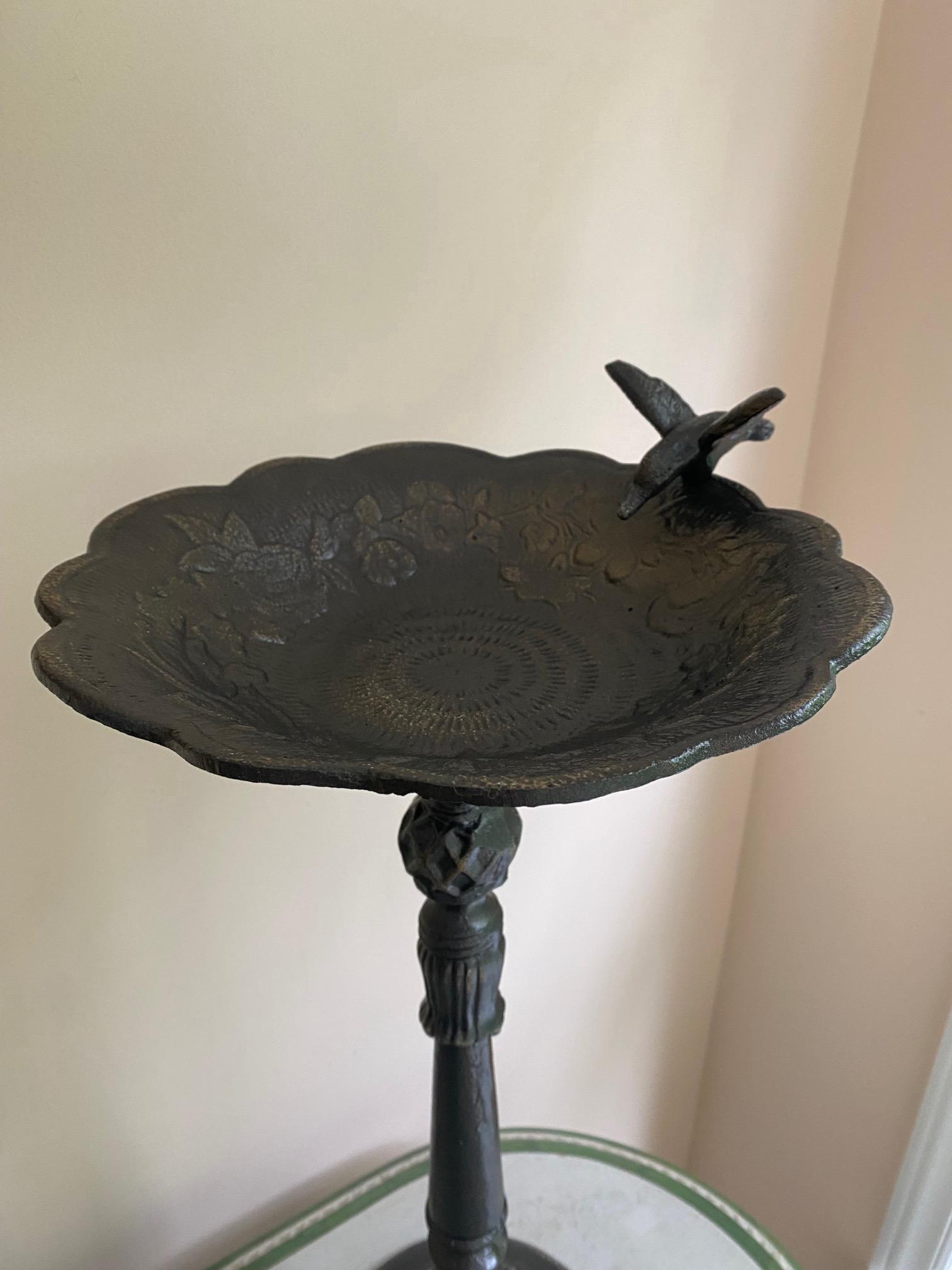 Hummingbird Cast Iron Bird Bath - Etsy