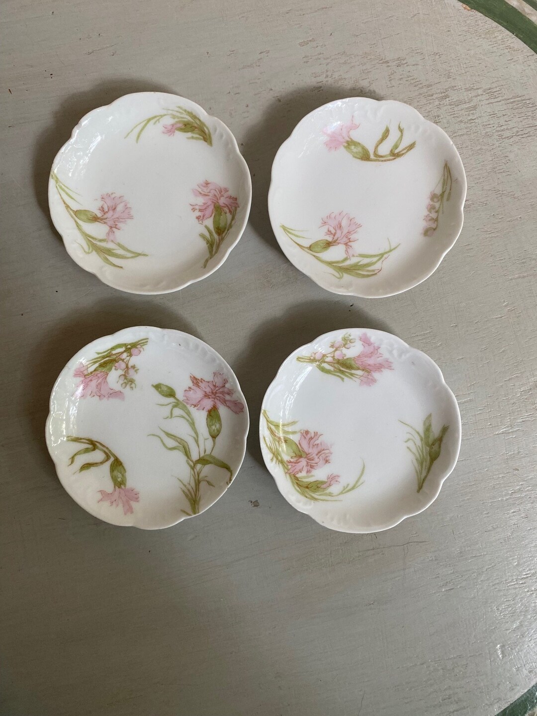 Vintage French Butter Pats ~ Set of 4 - Etsy