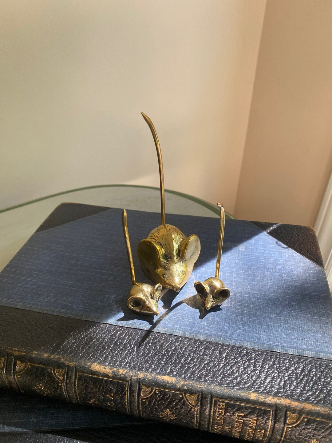 Vintage Brass Note Holders ( Set of 3 ) - Etsy