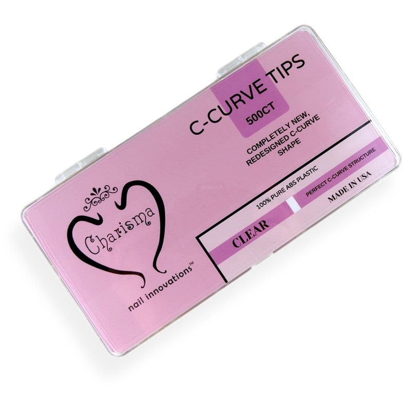 C-curve Tips 550ct, Perfect Smile Line, ABS Plastic - Etsy