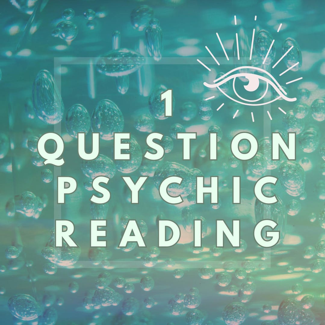 One Question Short Mediumship Psychic Reading - Etsy