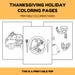 Thanksgiving Coloring Pages | Fall & Autumn Printable Sheets | Dinner ...