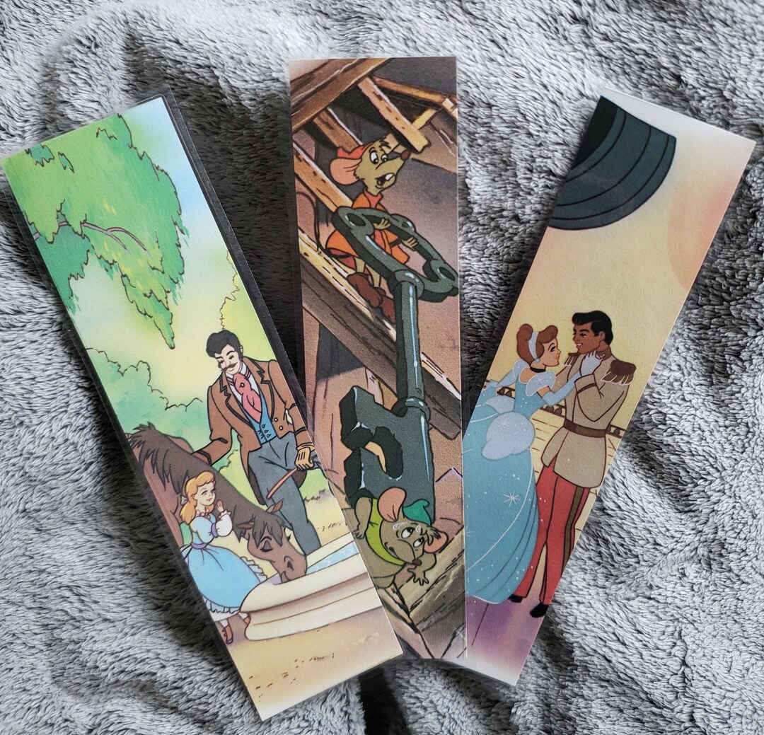 Cinderella Repurposed Storybook Bookmark - Etsy