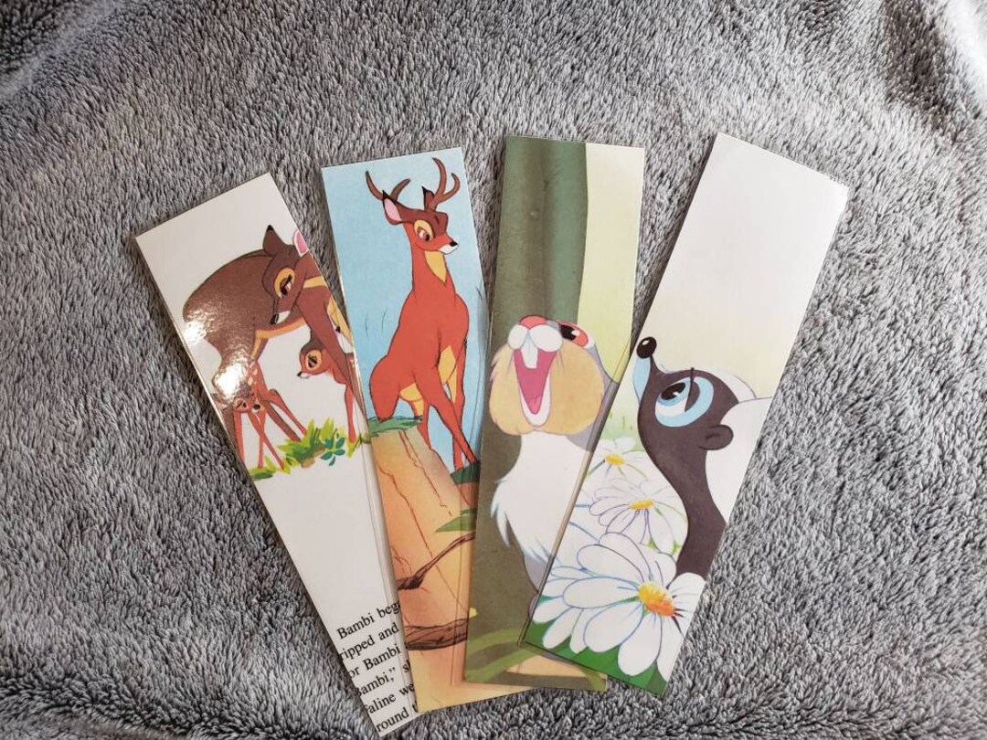 Bambi Repourposed Storybook Bookmark - Etsy