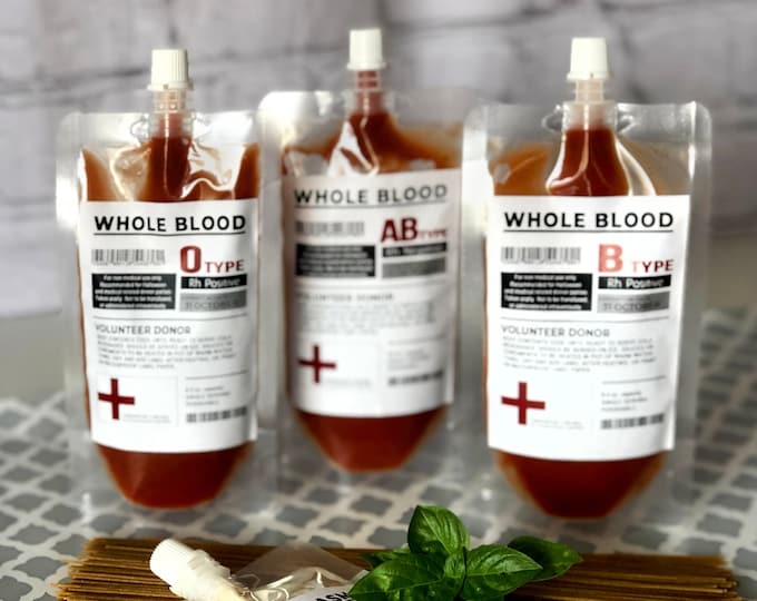 Blood Bag Labels for Halloween Drinks-iv Drink Bag Label-nursing ...