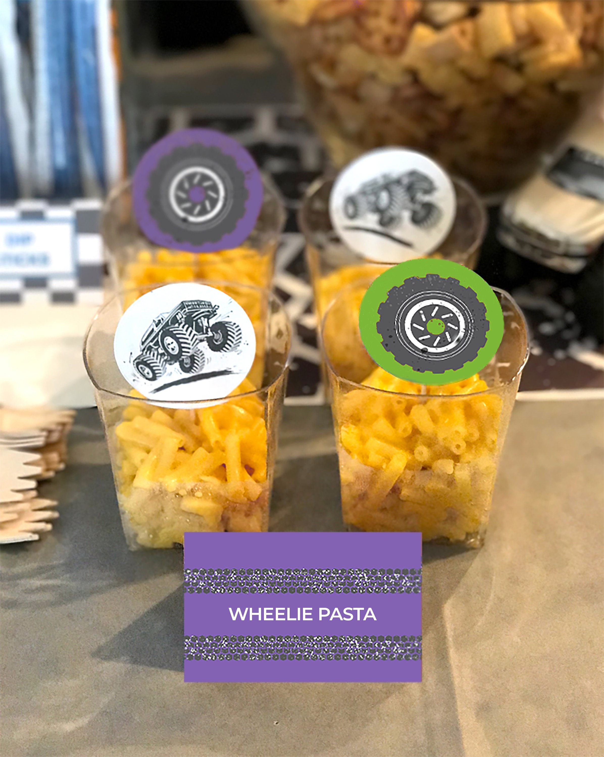 Monster Truck Party Signs Food Labels Grave Digger Truck - Etsy