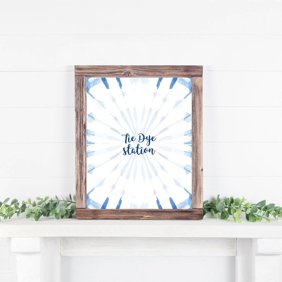 Shibori Baby Shower Tie Dye Station Sign Baby Shower Activity - Etsy