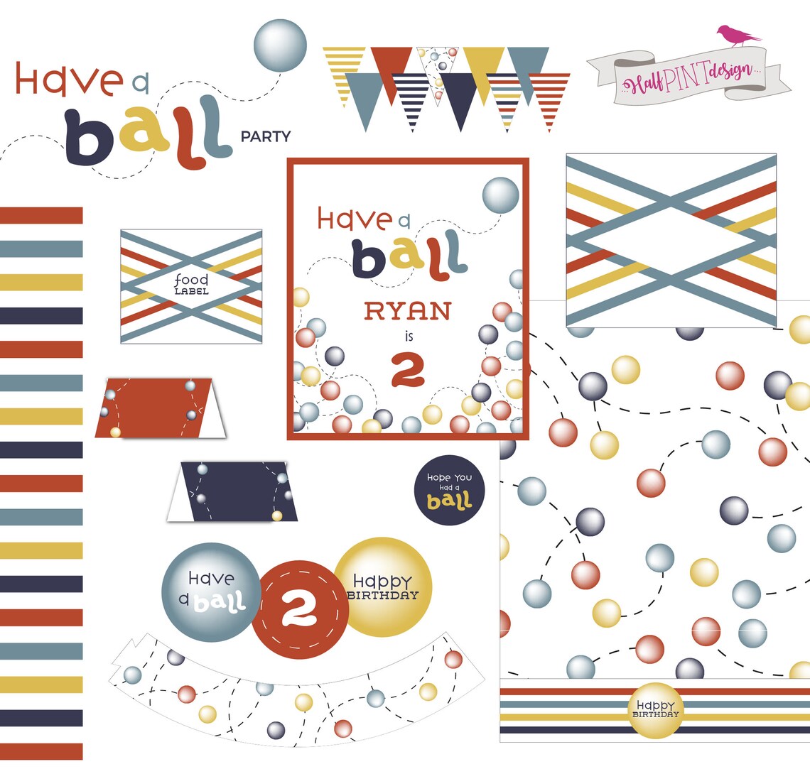 VALUE Bundle: Have a Ball Birthday Party, Ball Party, Ball Decorations ...