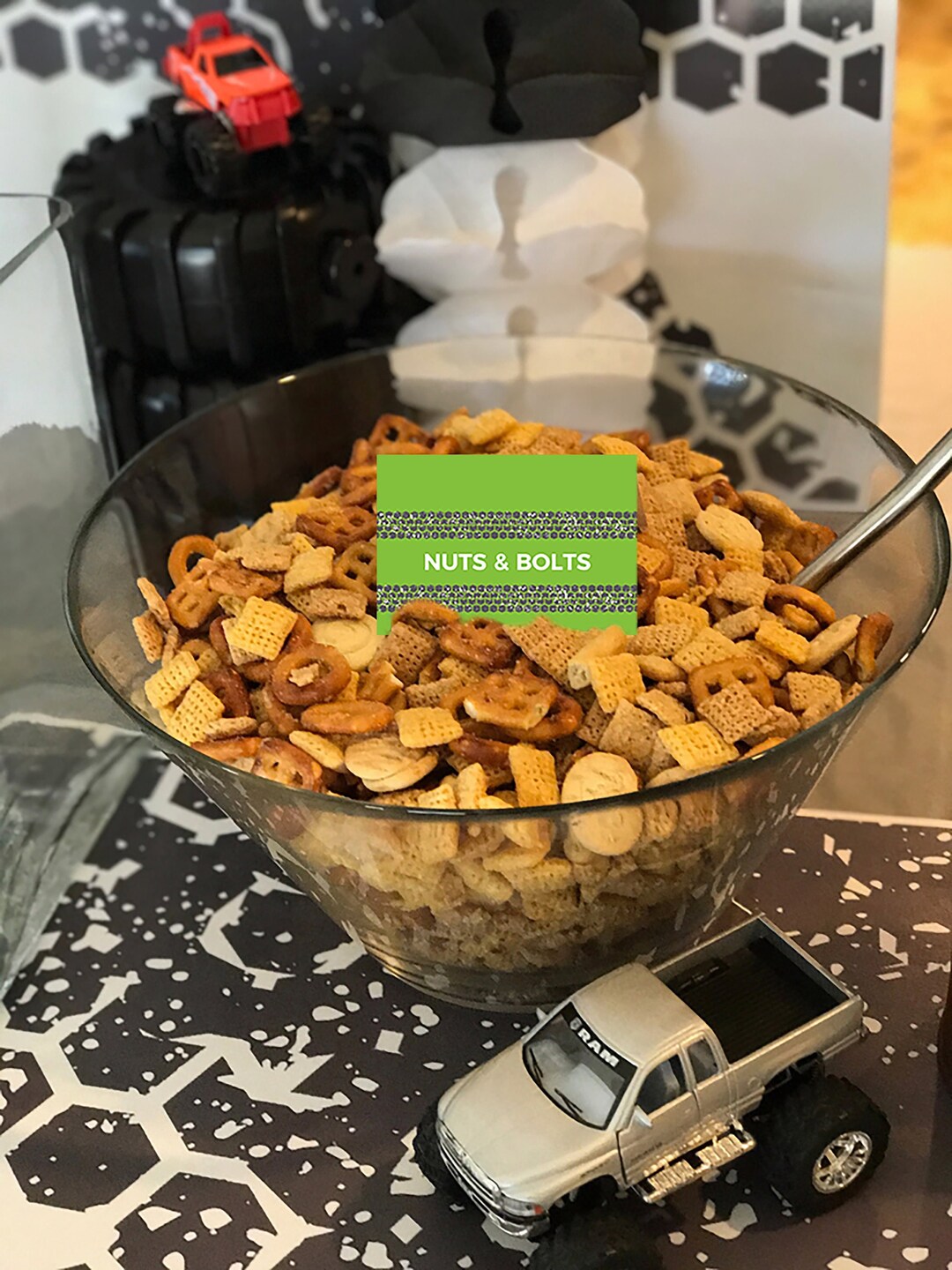 Monster Truck Party Signs Food Labels | Grave Digger Truck Birthday ...